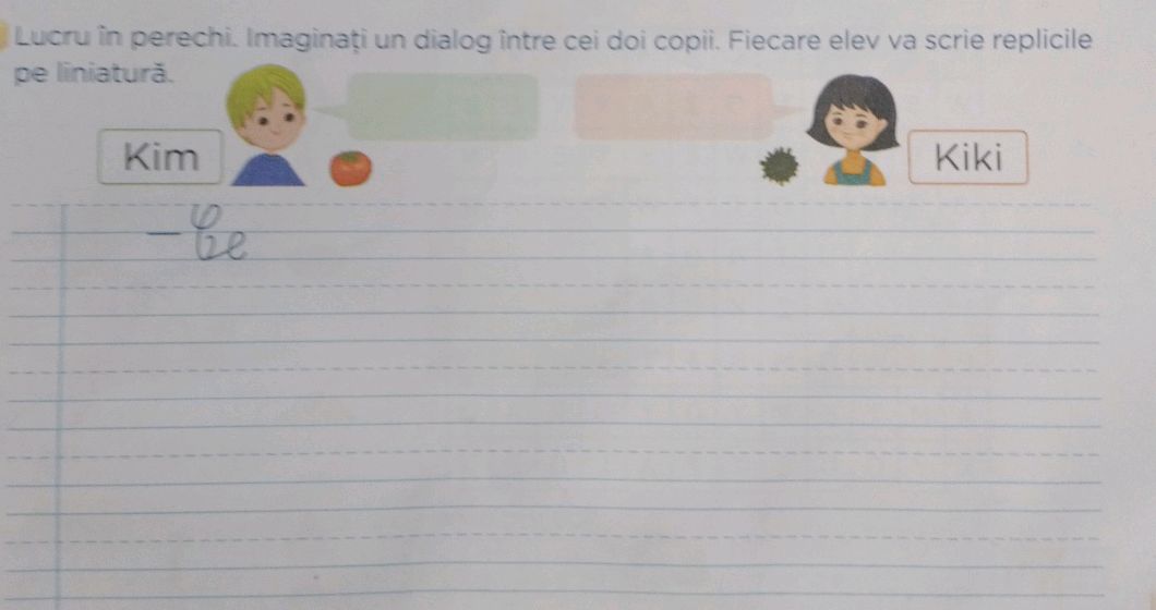 Lucru în perechi. Imaginați un dialog între | StudyX