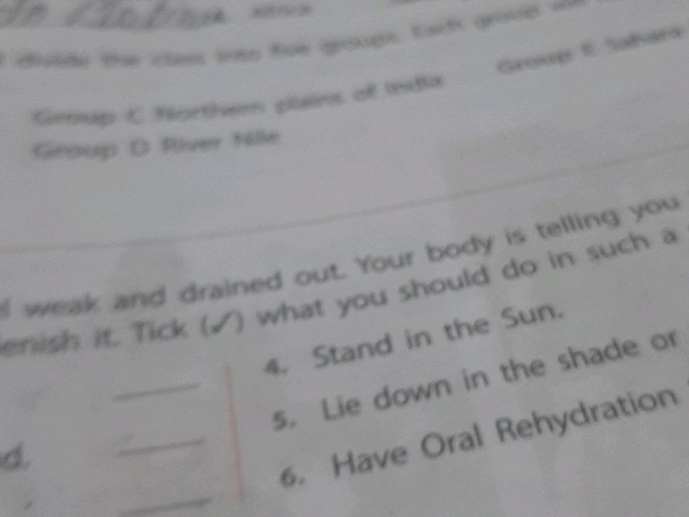 weak and drained out. Your body is telling | StudyX