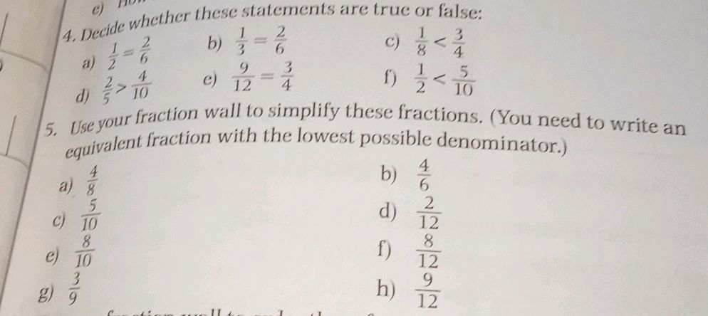 4. Decide whether these statements are true | StudyX