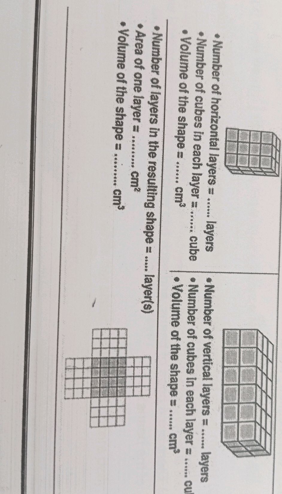 Number of horizontal layers = ...... | StudyX
