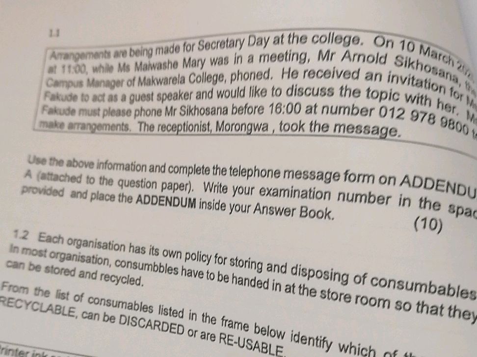 Use the above information and complete the | StudyX