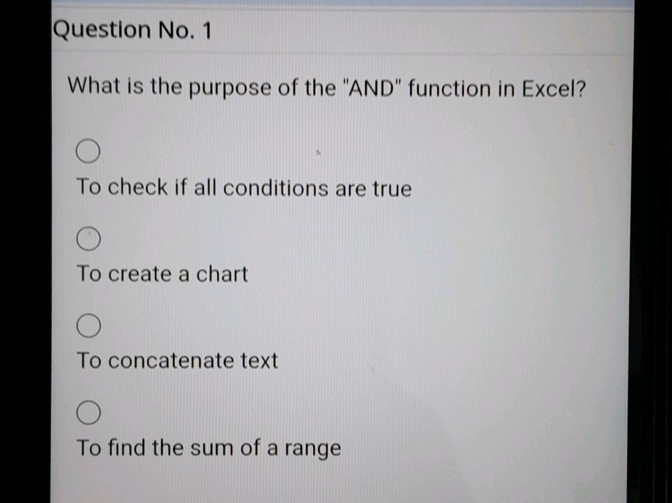 What is the purpose of the "AND" function in | StudyX
