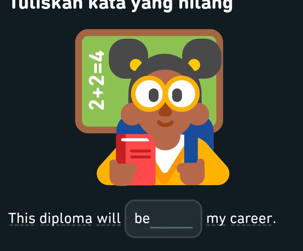 Fill in the blank: This diploma will be my | StudyX