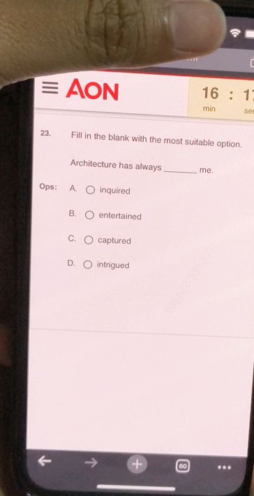 23. Fill in the blank with the most suitable | StudyX