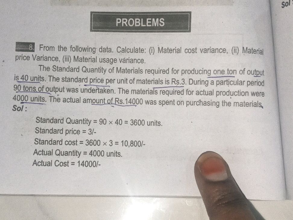 8. From the following data. Calculate: (i) | StudyX