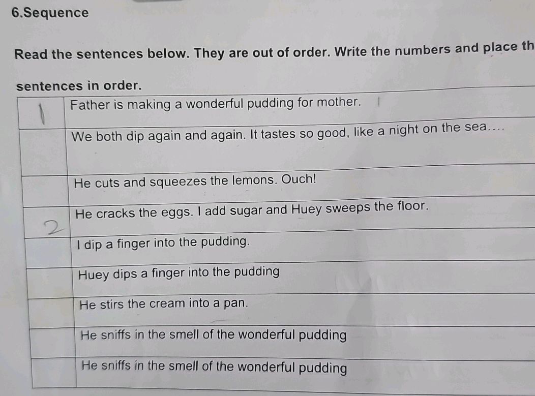 Read the sentences below. They are out of | StudyX