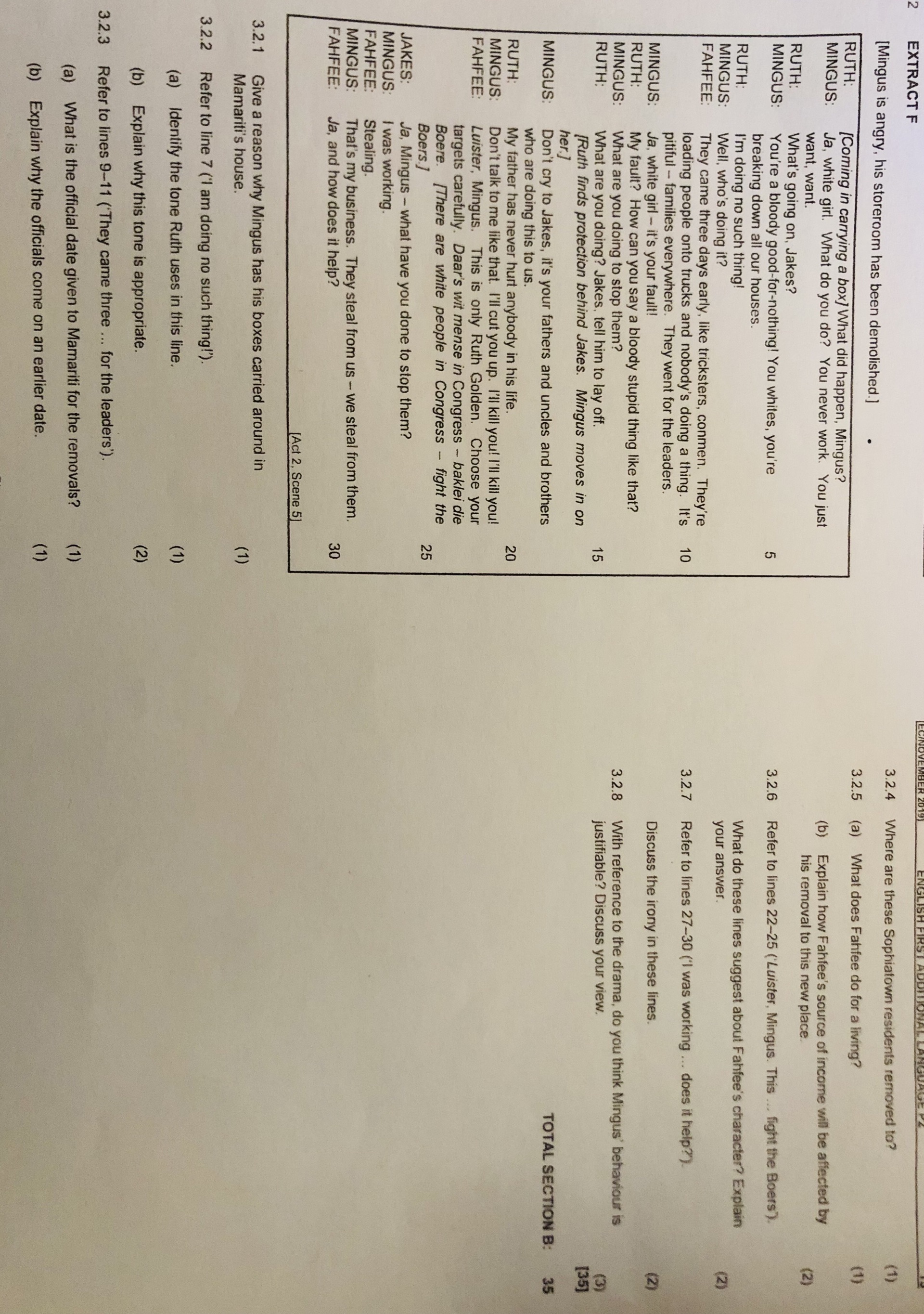 3.2.4 Where are these Sophiatown residents | StudyX