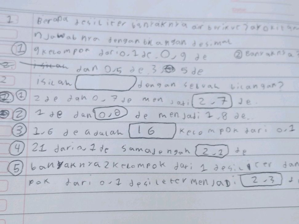 Berapa desiliter banyaknya air berikut? | StudyX