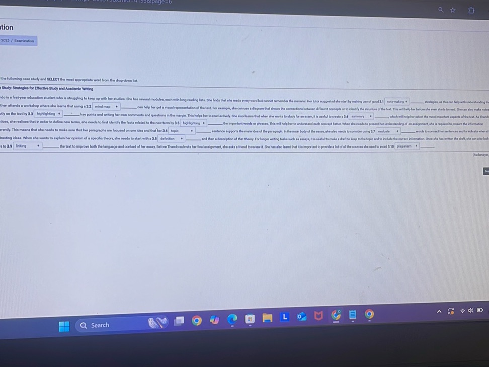 the following case study and SELECT the most | StudyX