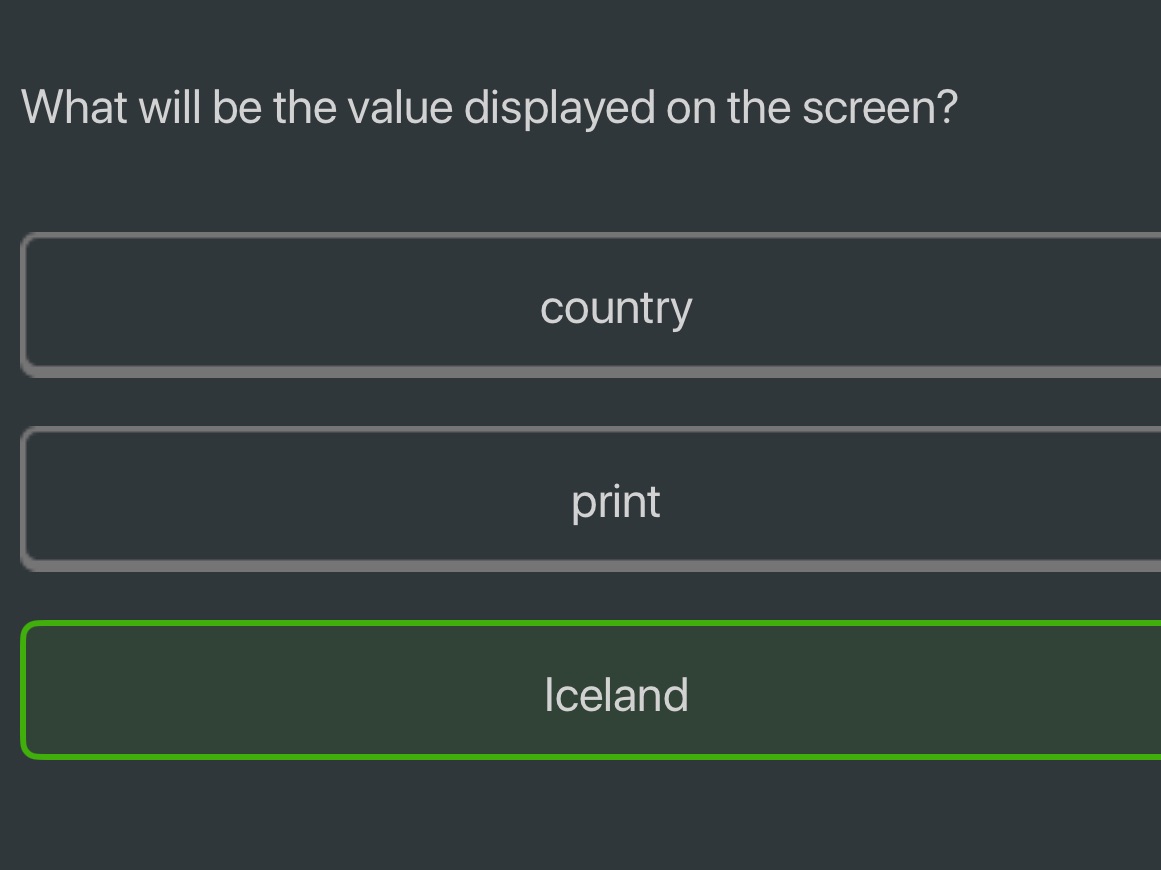 What will be the value displayed on the | StudyX
