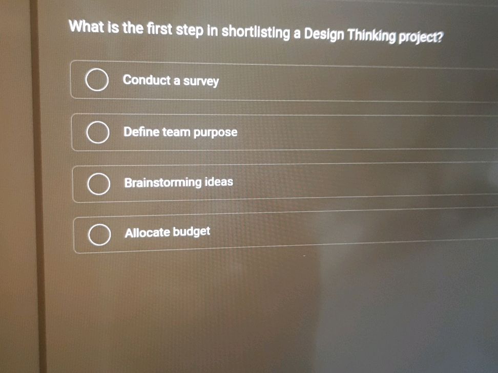 What is the first step in shortlisting a | StudyX