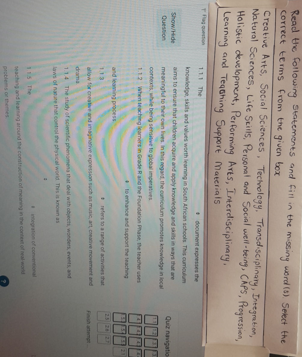 Read the following statements and fill in | StudyX