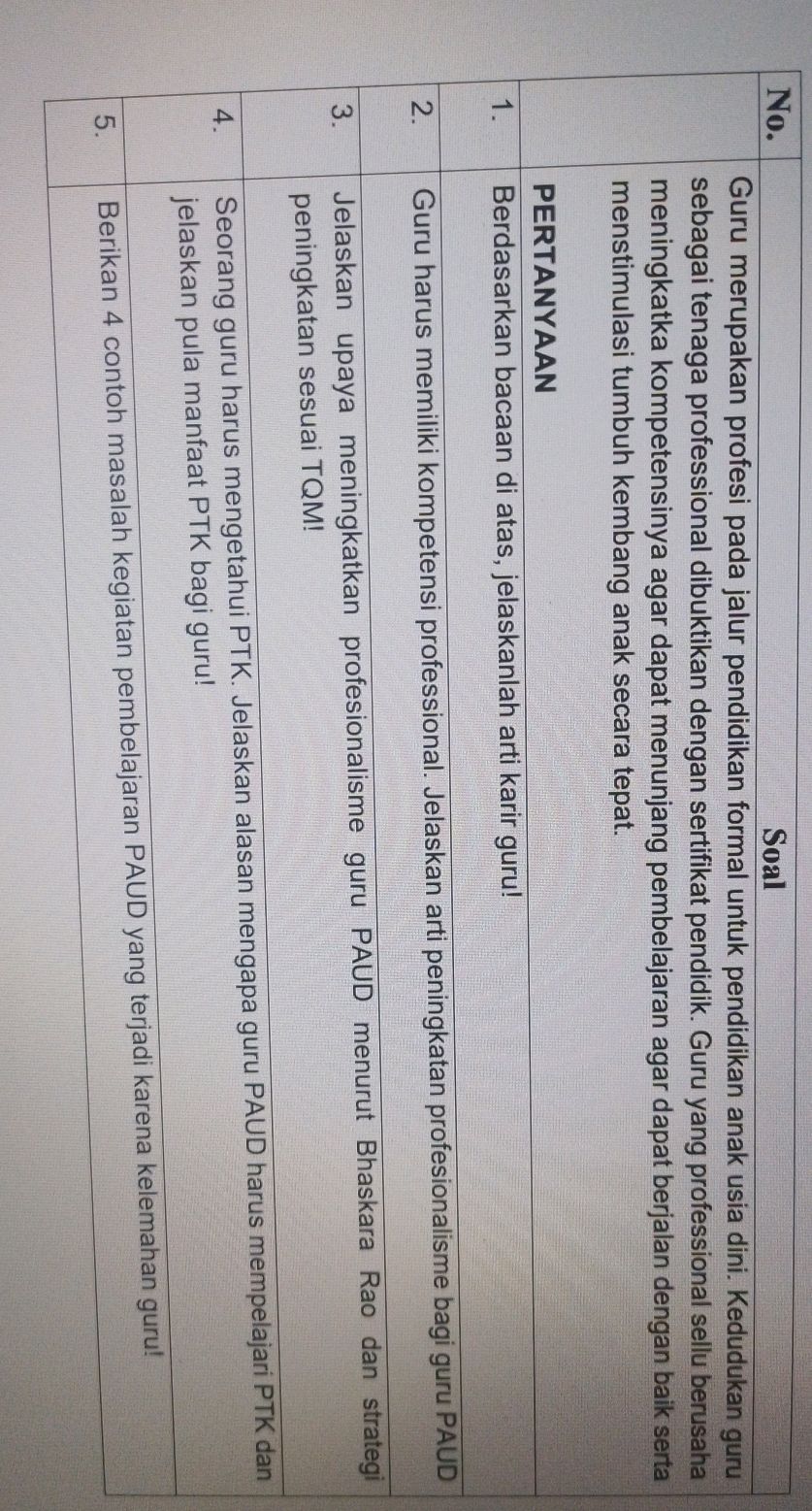 1. Berdasarkan bacaan di atas, jelaskanlah | StudyX