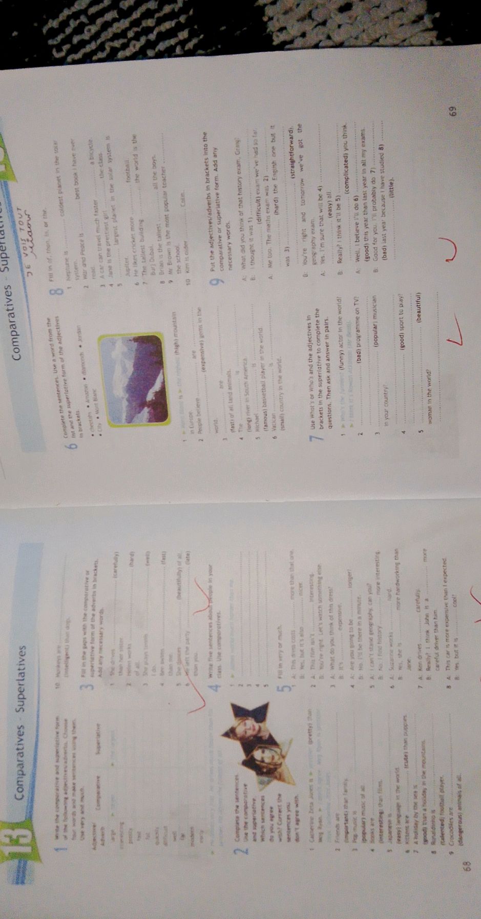 1. Write the comparative and superlative | StudyX