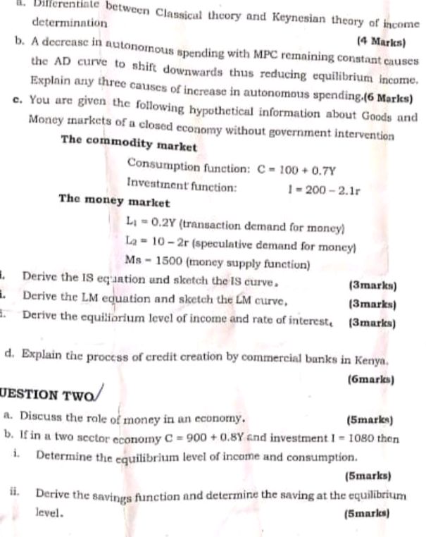 a. Differentiate between Classical theory | StudyX