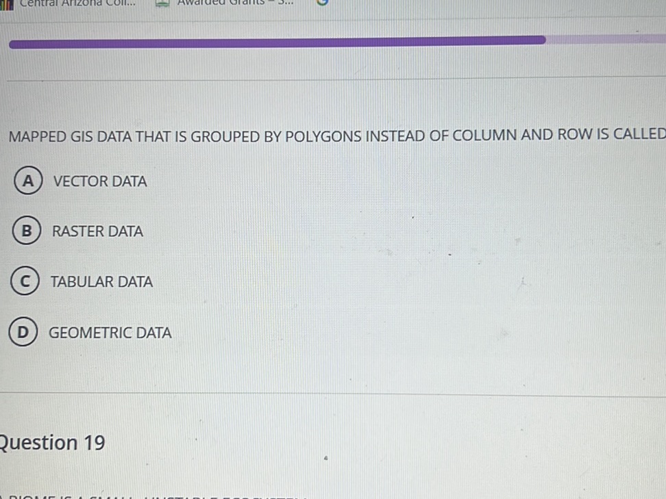 MAPPED GIS DATA THAT IS GROUPED BY POLYGONS | StudyX