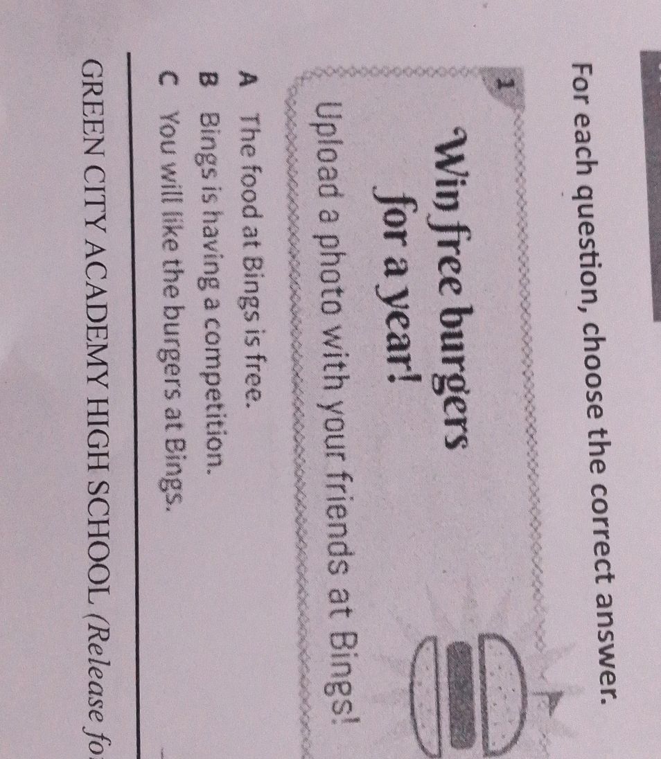 For each question, choose the correct | StudyX