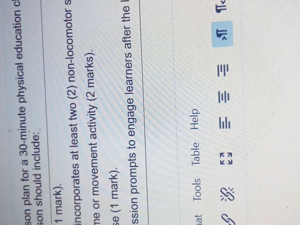 Lesson plan for a 30-minute physical | StudyX