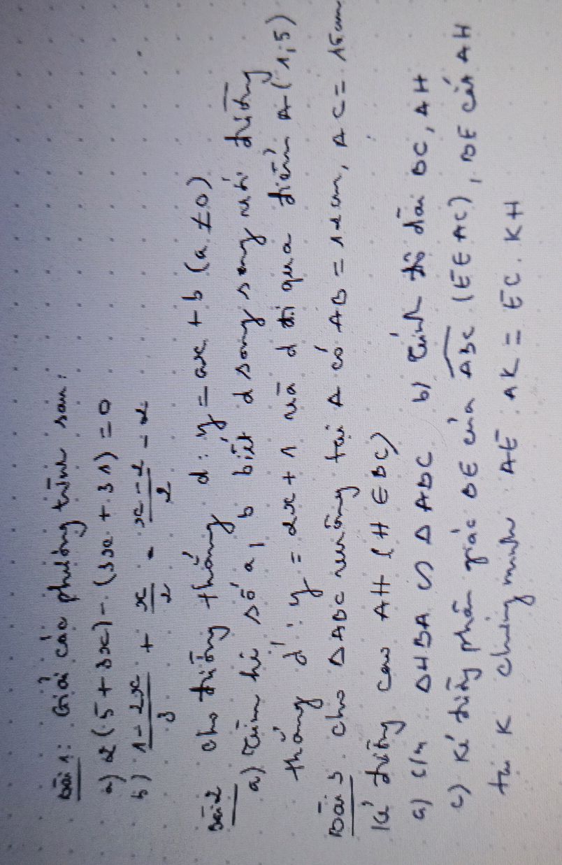Bài 1: Giải các phương trình sau: a) 2(5 + | StudyX