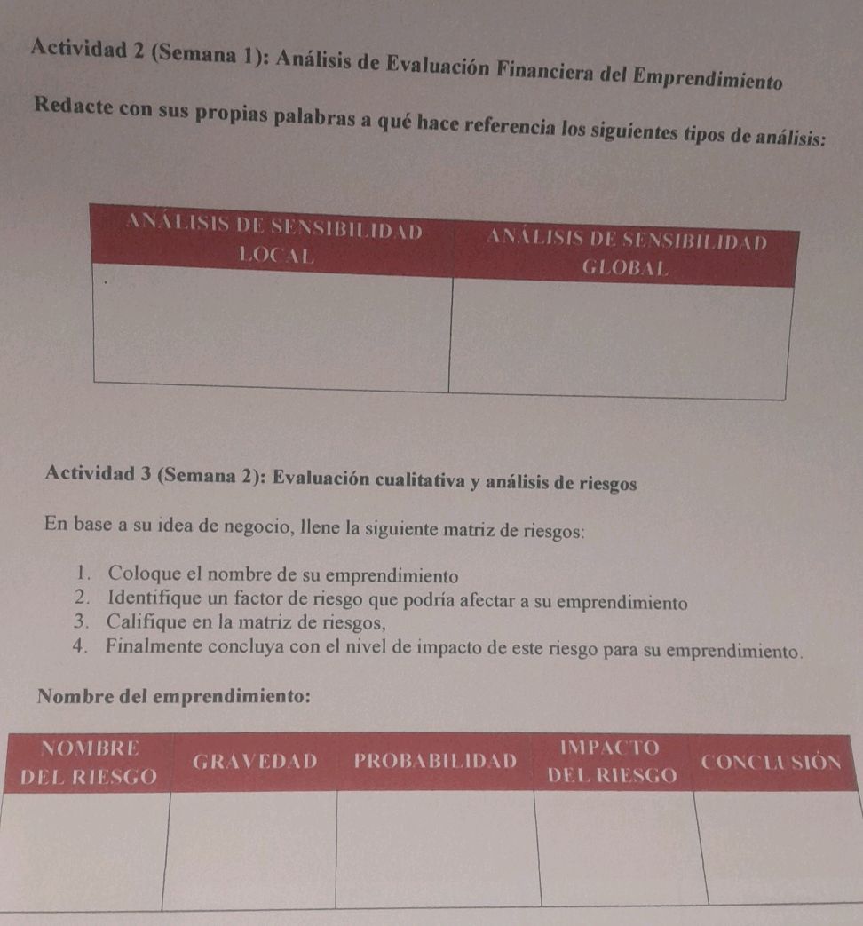 Actividad 2 (Semana 1): Análisis de | StudyX