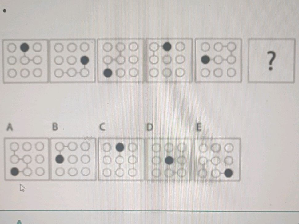Identify the missing pattern. Each figure | StudyX