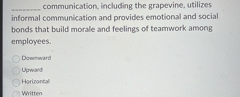 communication, including the | StudyX