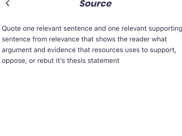 Quote one relevant sentence and one relevant | StudyX
