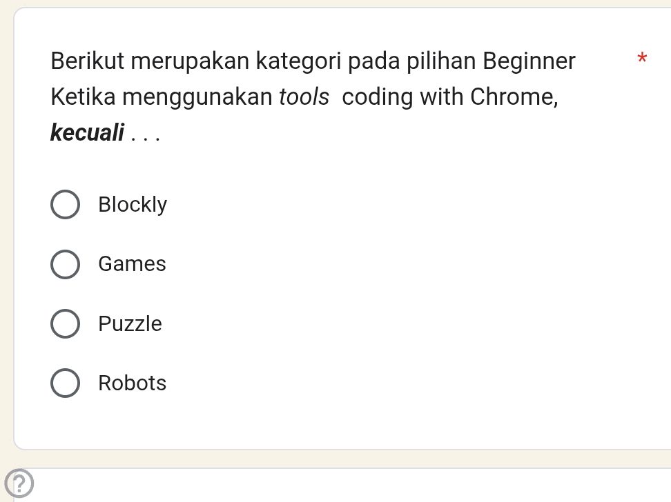 Berikut merupakan kategori pada pilihan | StudyX