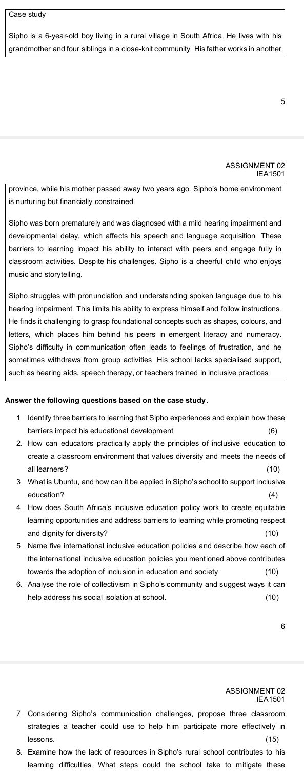 Answer the following questions based on the | StudyX