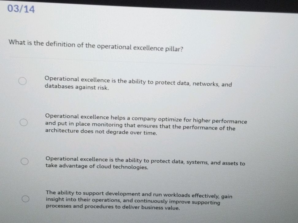 What is the definition of the operational | StudyX