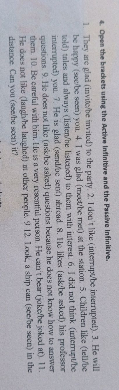 4. Open the brackets using the Active | StudyX