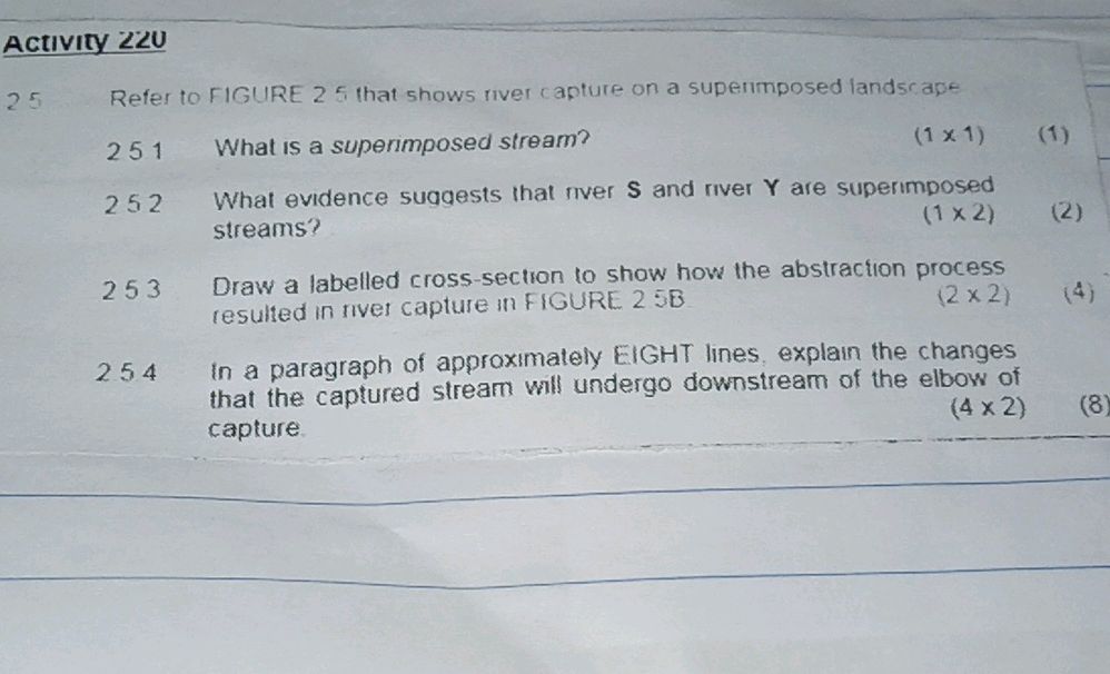 25 Refer to FIGURE 25 that shows river | StudyX
