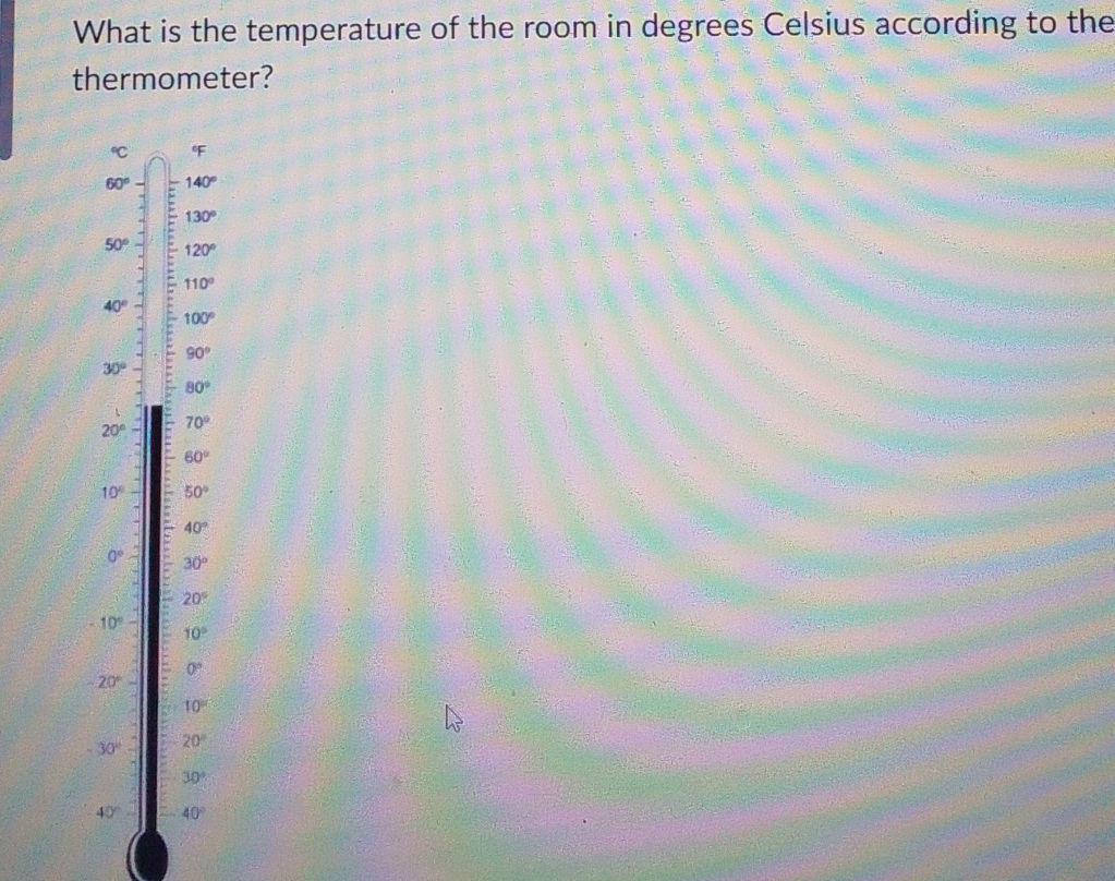 What is the temperature of the room in | StudyX