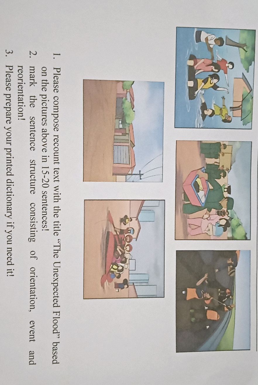 1. Please compose recount text with the | StudyX