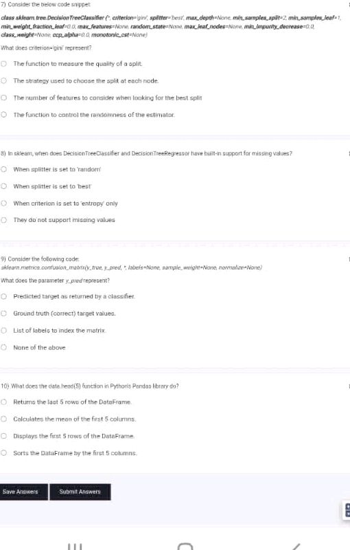 7) Consider the below code snippet | StudyX