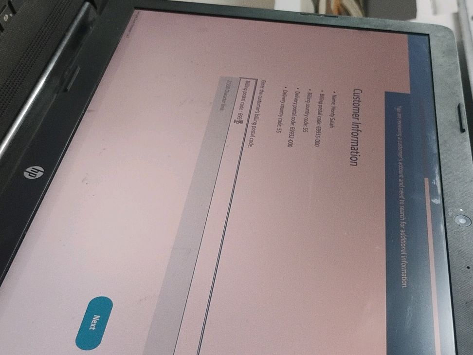 Enter the customer's billing postal code. | StudyX