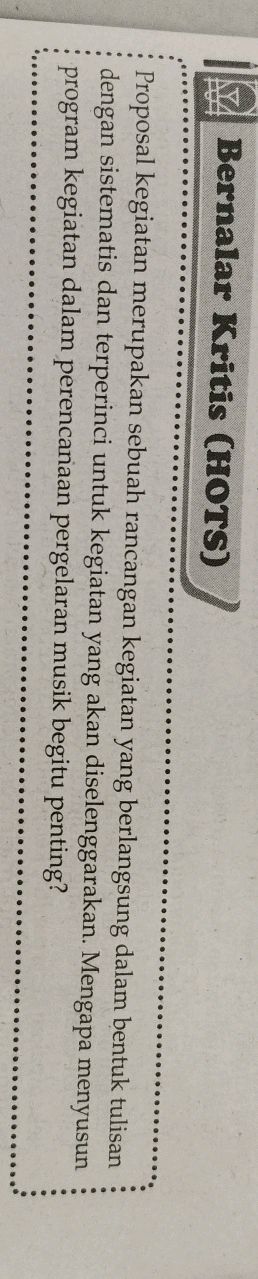 Proposal kegiatan merupakan sebuah rancangan | StudyX