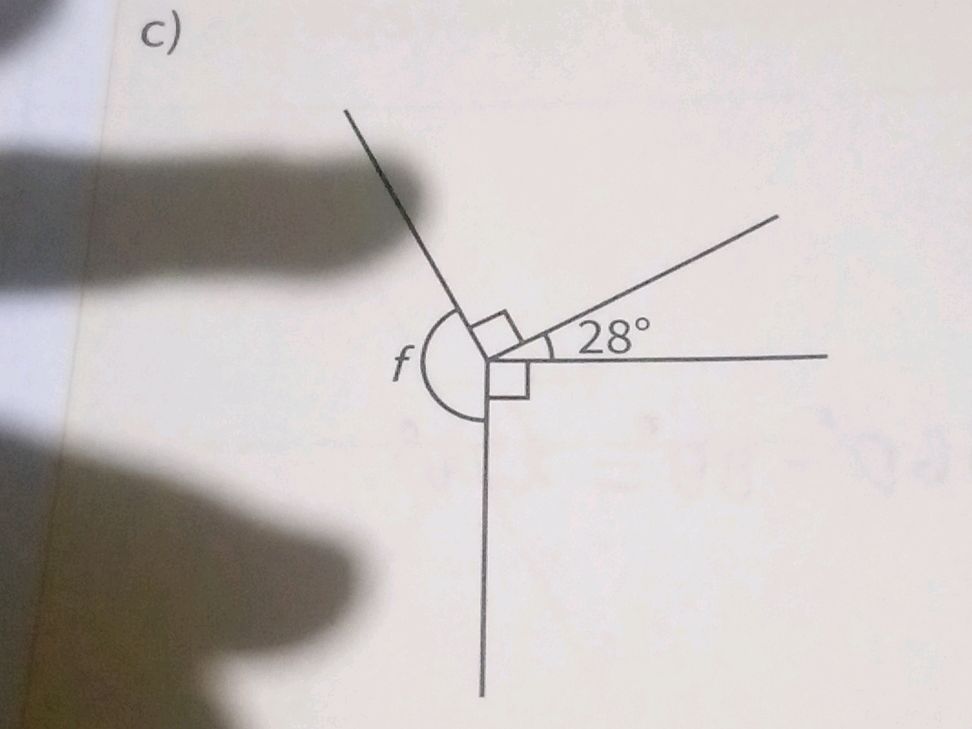 Find the value of angle *f*. In the | StudyX