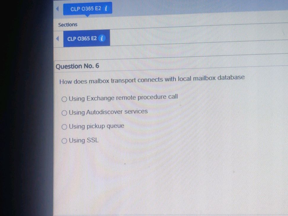 How does mailbox transport connects with | StudyX