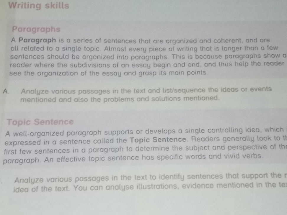 Paragraphs A Paragraph is a series of | StudyX