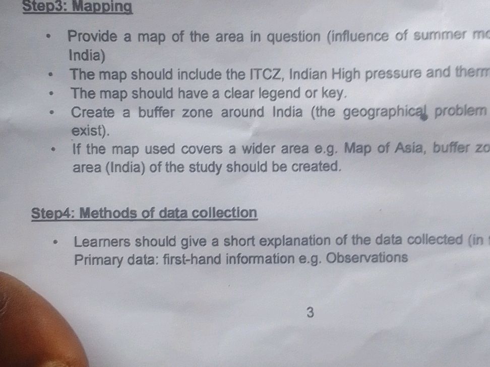 Step3: Mapping * Provide a map of the | StudyX