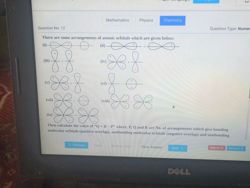 There are some arrangements of atomic | StudyX