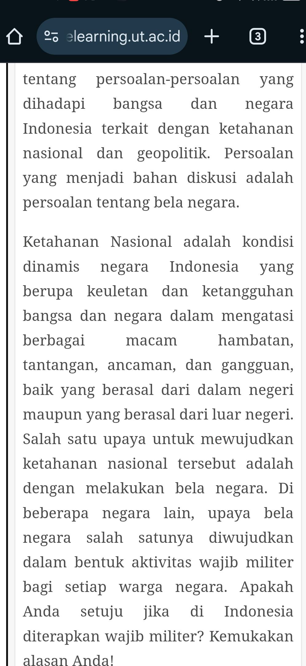 Apakah Anda setuju jika di Indonesia | StudyX