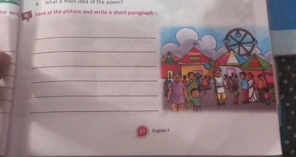 4. What is main idea of the poem? N. Look | StudyX