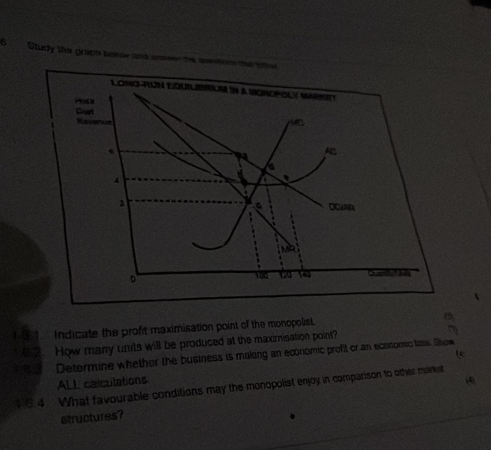 Study the graphs below and answer the | StudyX