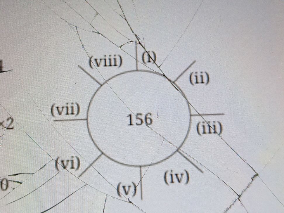 The image shows a circle with the number 156 | StudyX