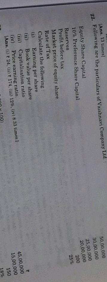 22. Following are the particulars of | StudyX