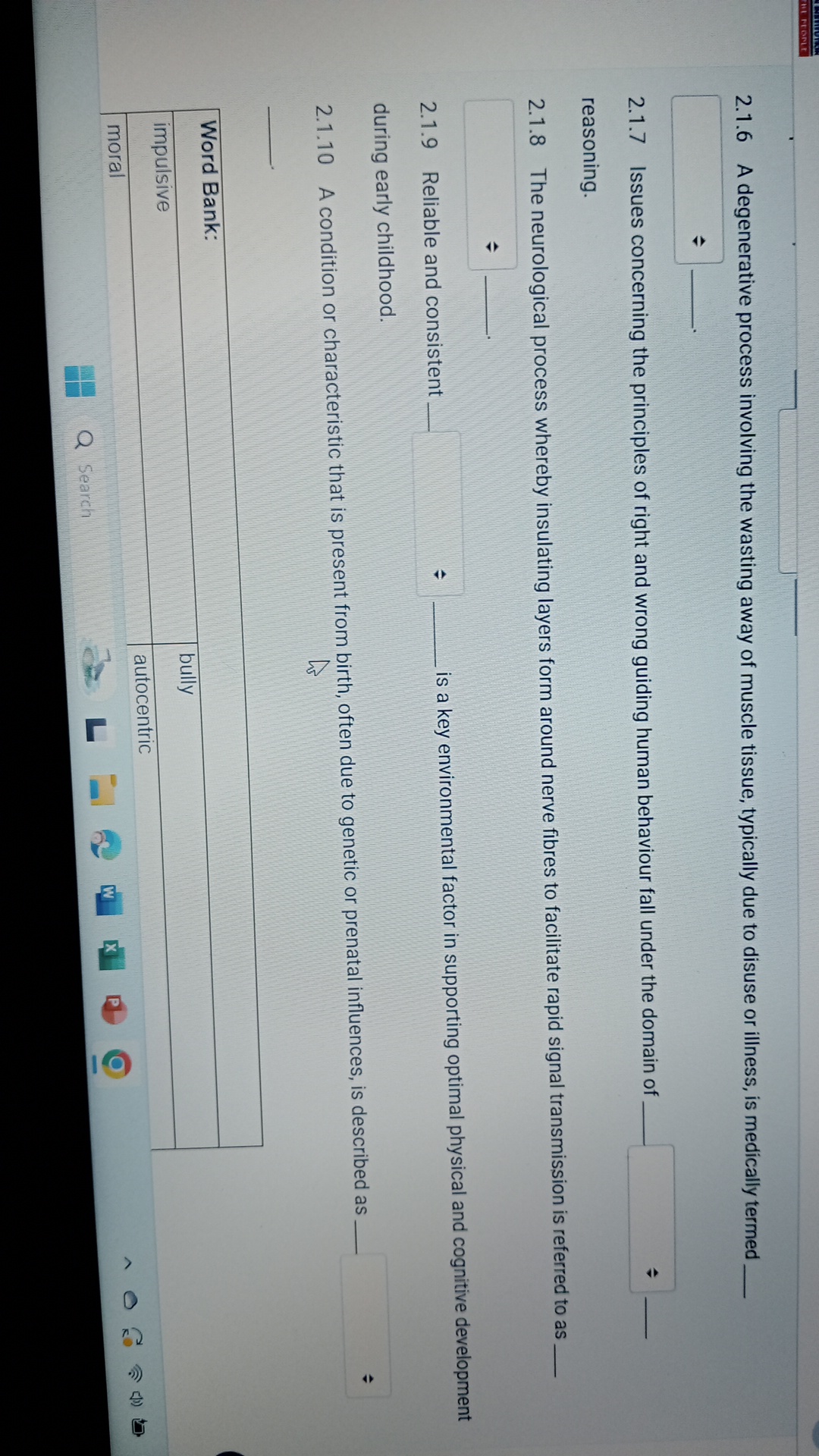 For each of the following statements, select | StudyX