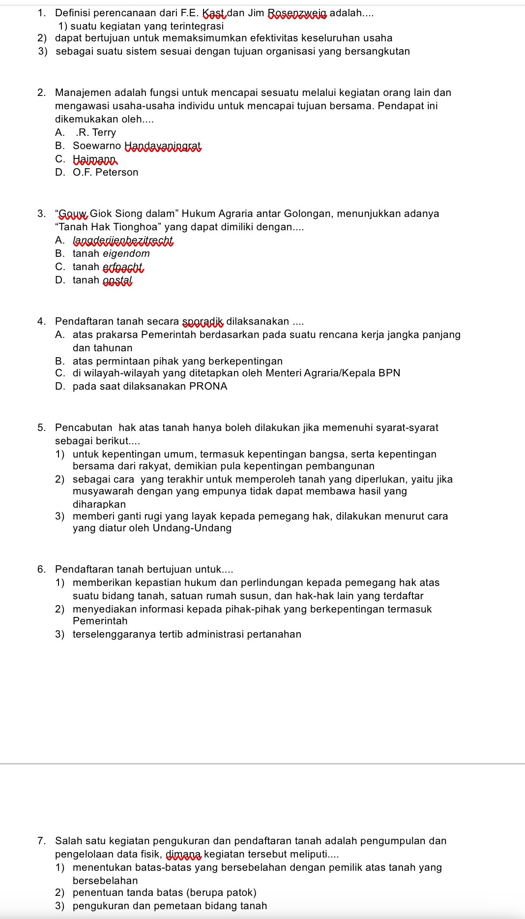 1. Definisi perencanaan dari F.E. Kast dan | StudyX
