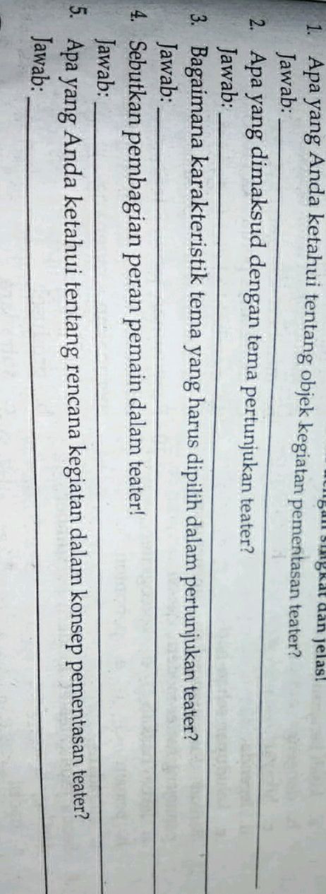 1. Apa yang Anda ketahui tentang objek | StudyX